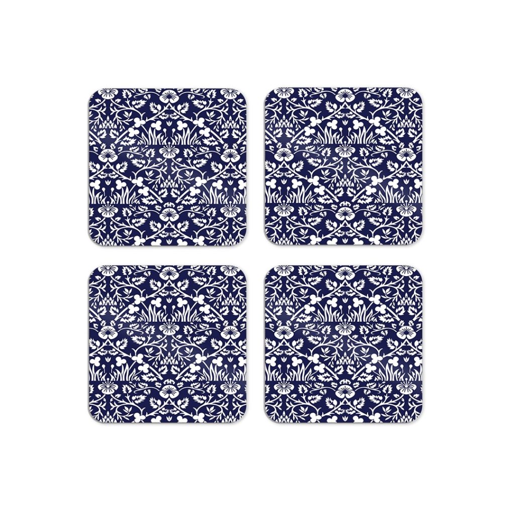 Set of 4 Eyebright Coasters by William Morris Collection®